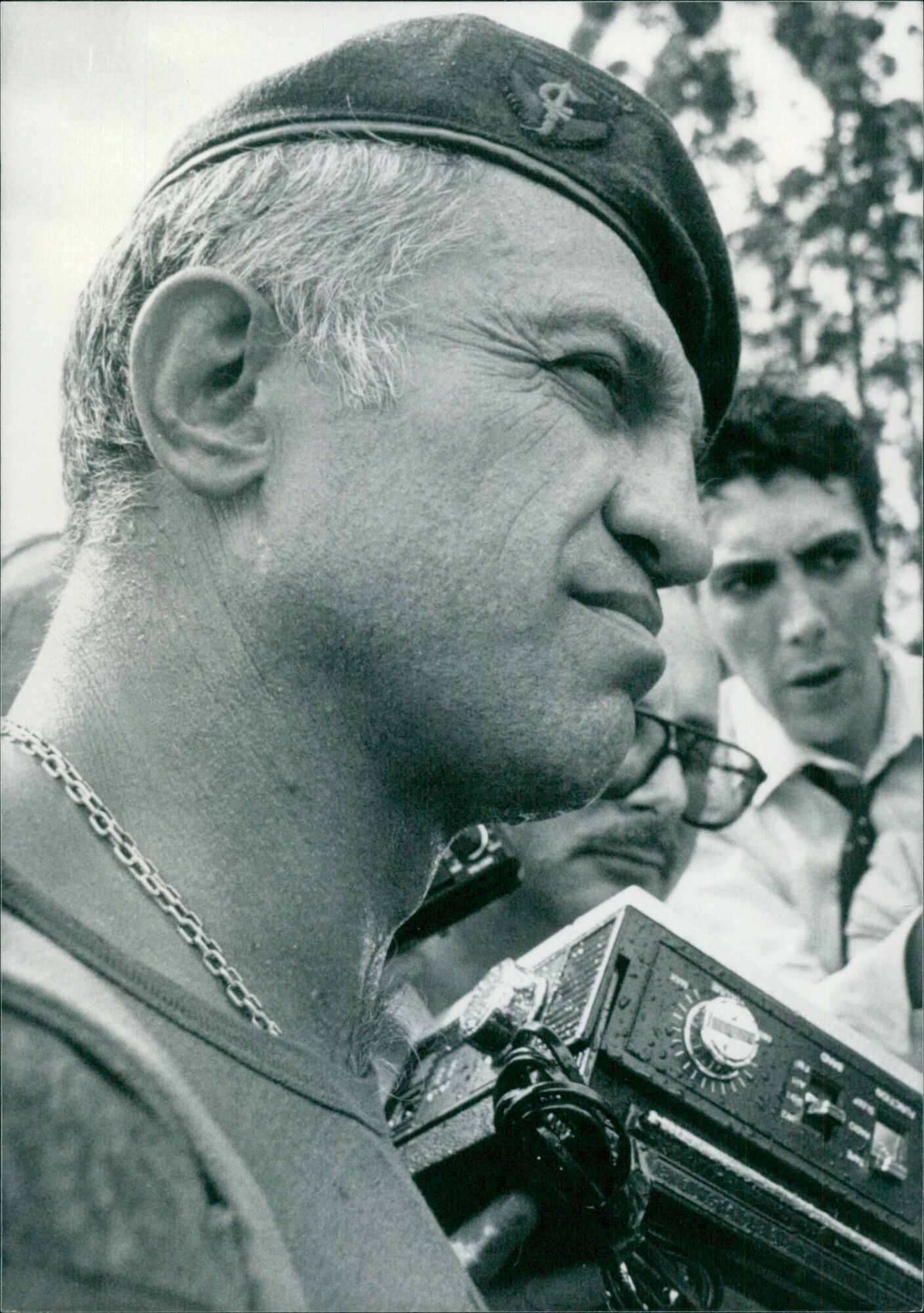 Former Argentinian Lieutenant Colonel Aldo Rico, leader of the rebel g