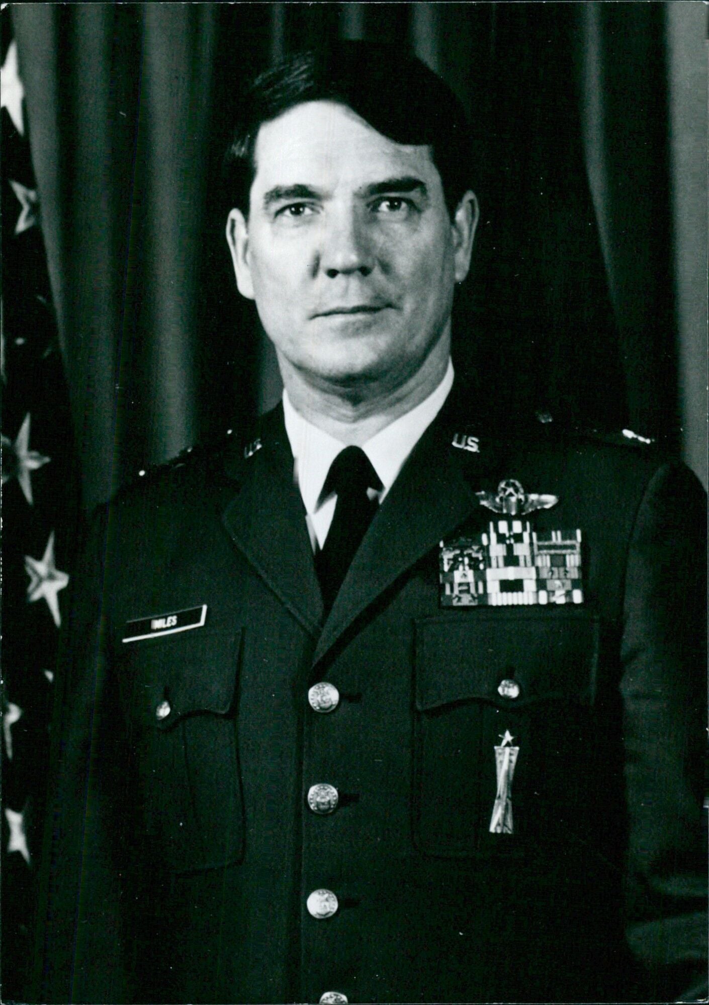 U.S. Air Force Major-General Kenneth P. Miles poses for a portrait in