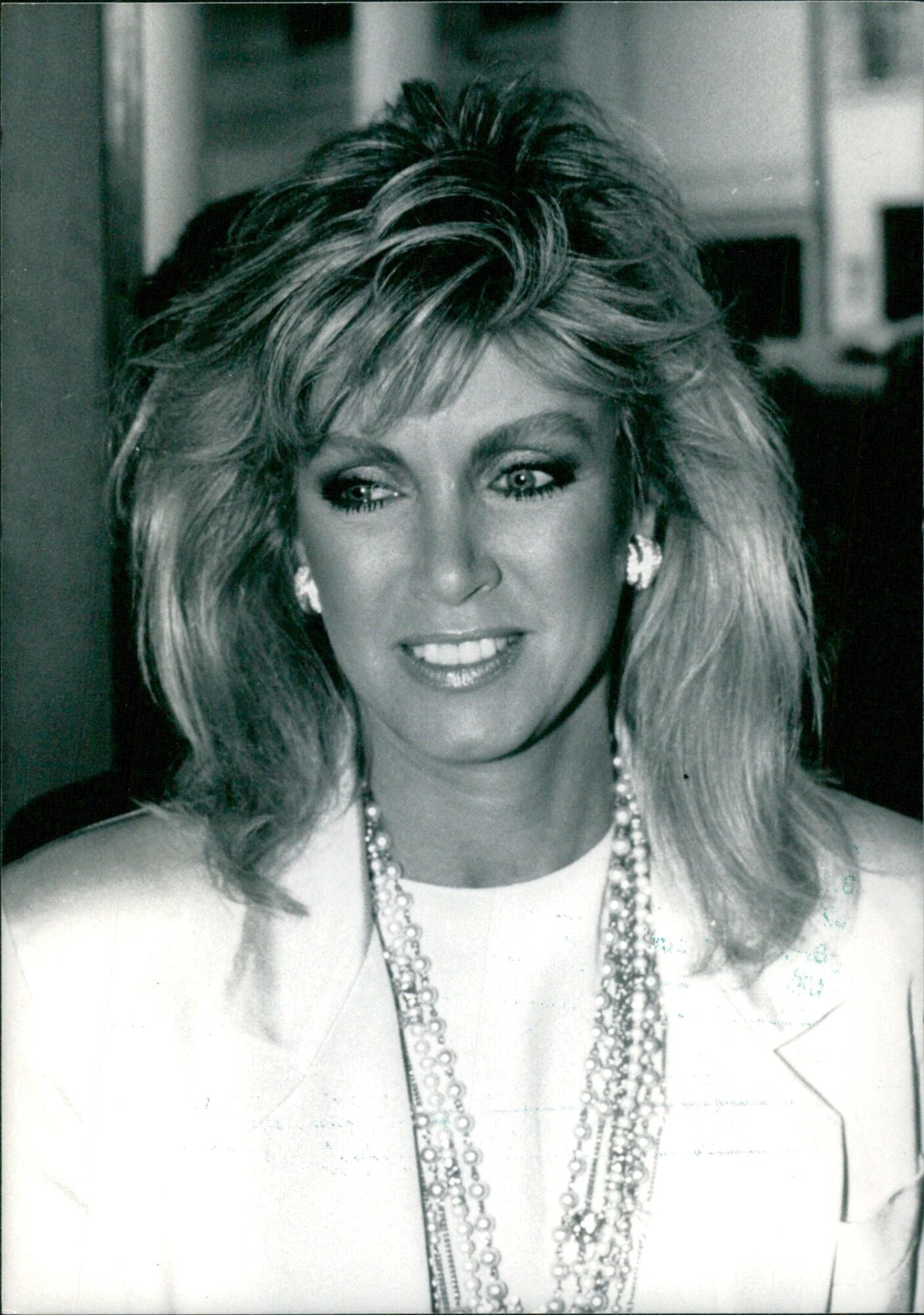 Actress Donna Mills poses in her role as Abby Ewing from the hit telev