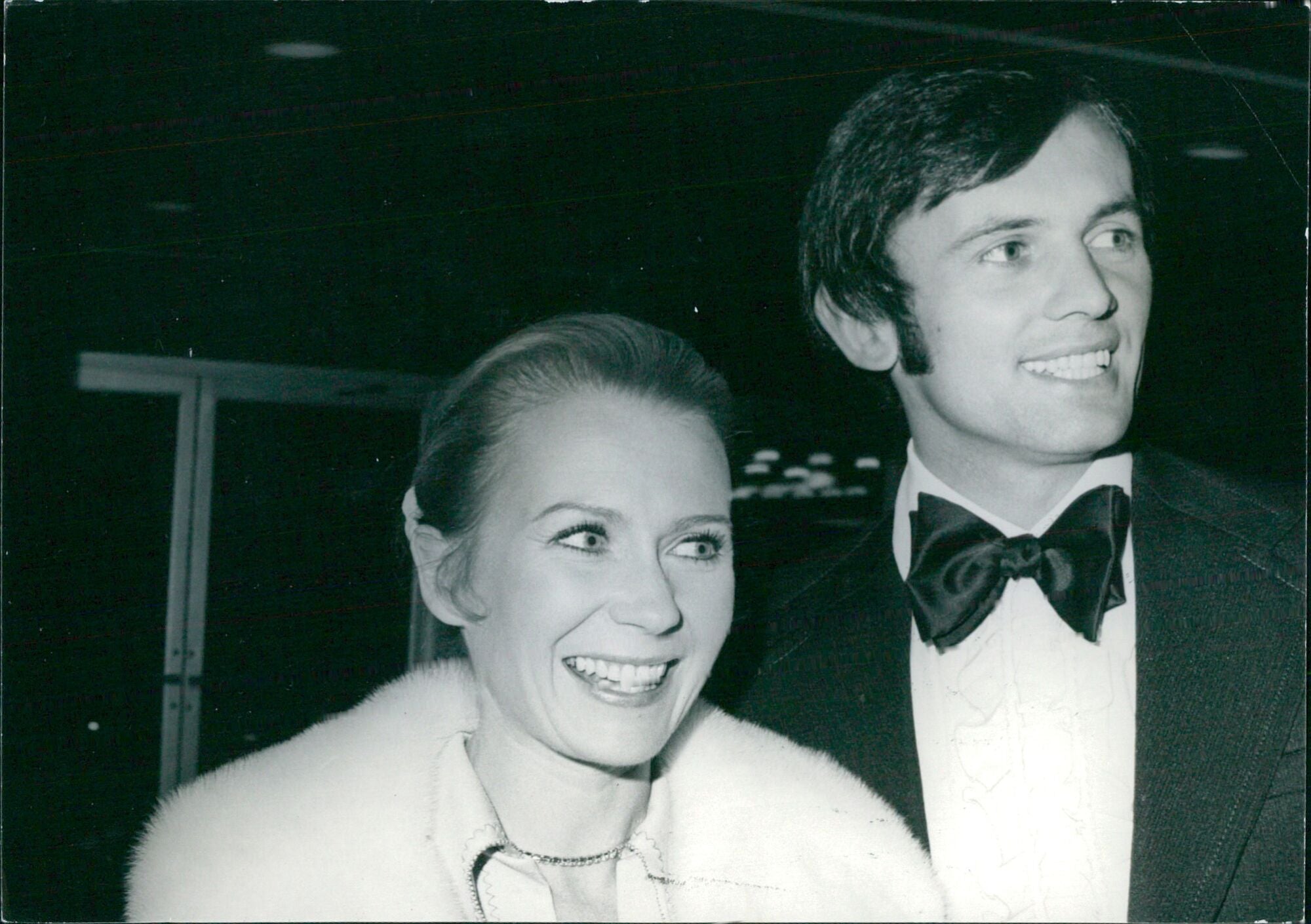 Hollywood personalities Juliet Mills and Michael Miklenda attend a Hol