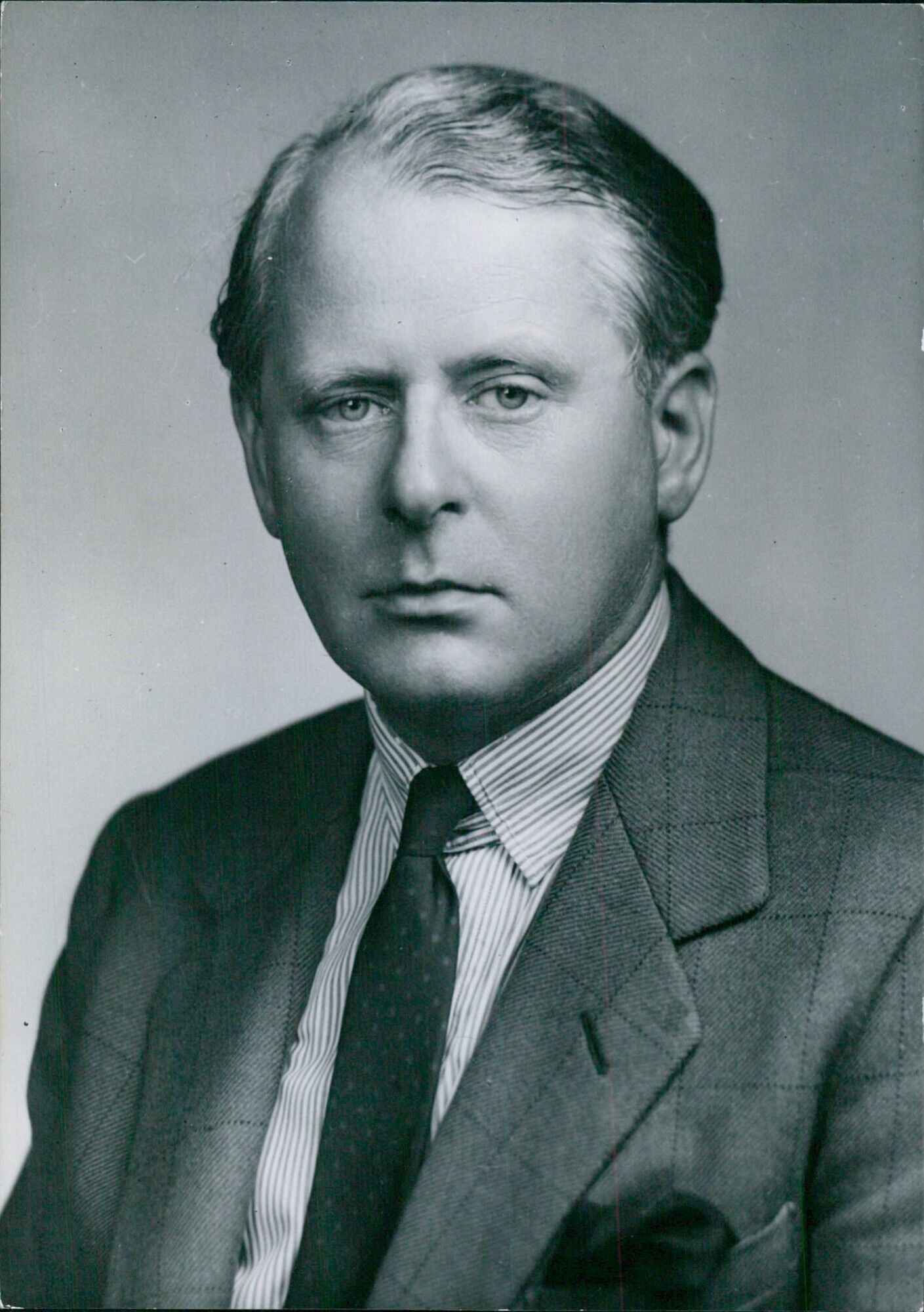 Sir Harold Caccia, the new British Ambassador to the United States, po