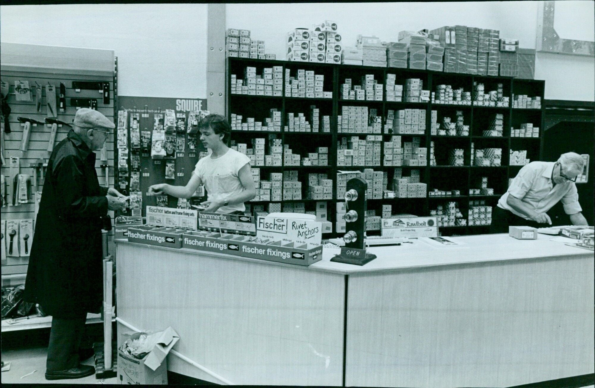 A variety of tools and fixings are featured prominently at a new count