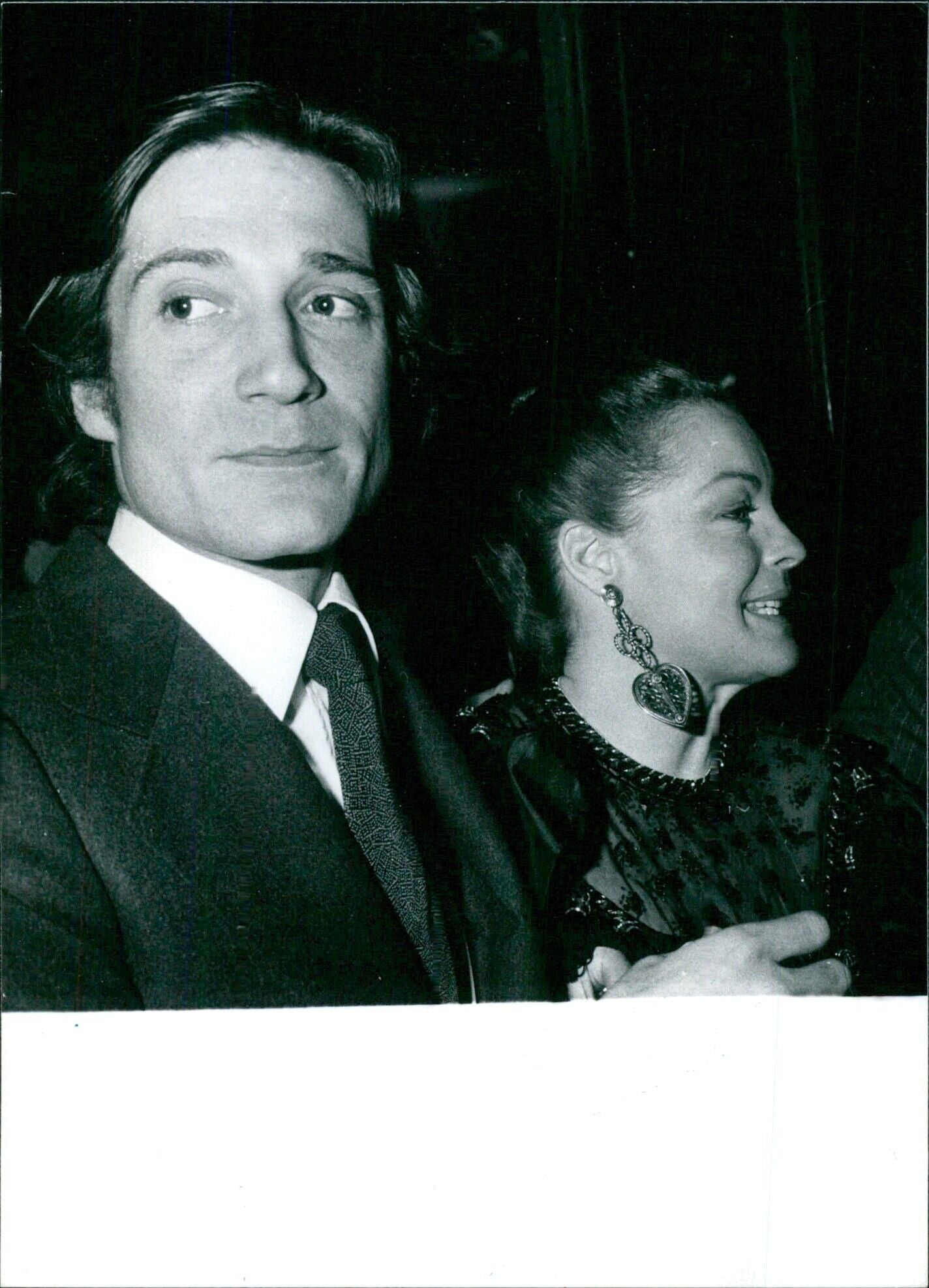 West German Actresses: ROMY SCHNEIDER & DANIEL BIASINI - Vintage Photo