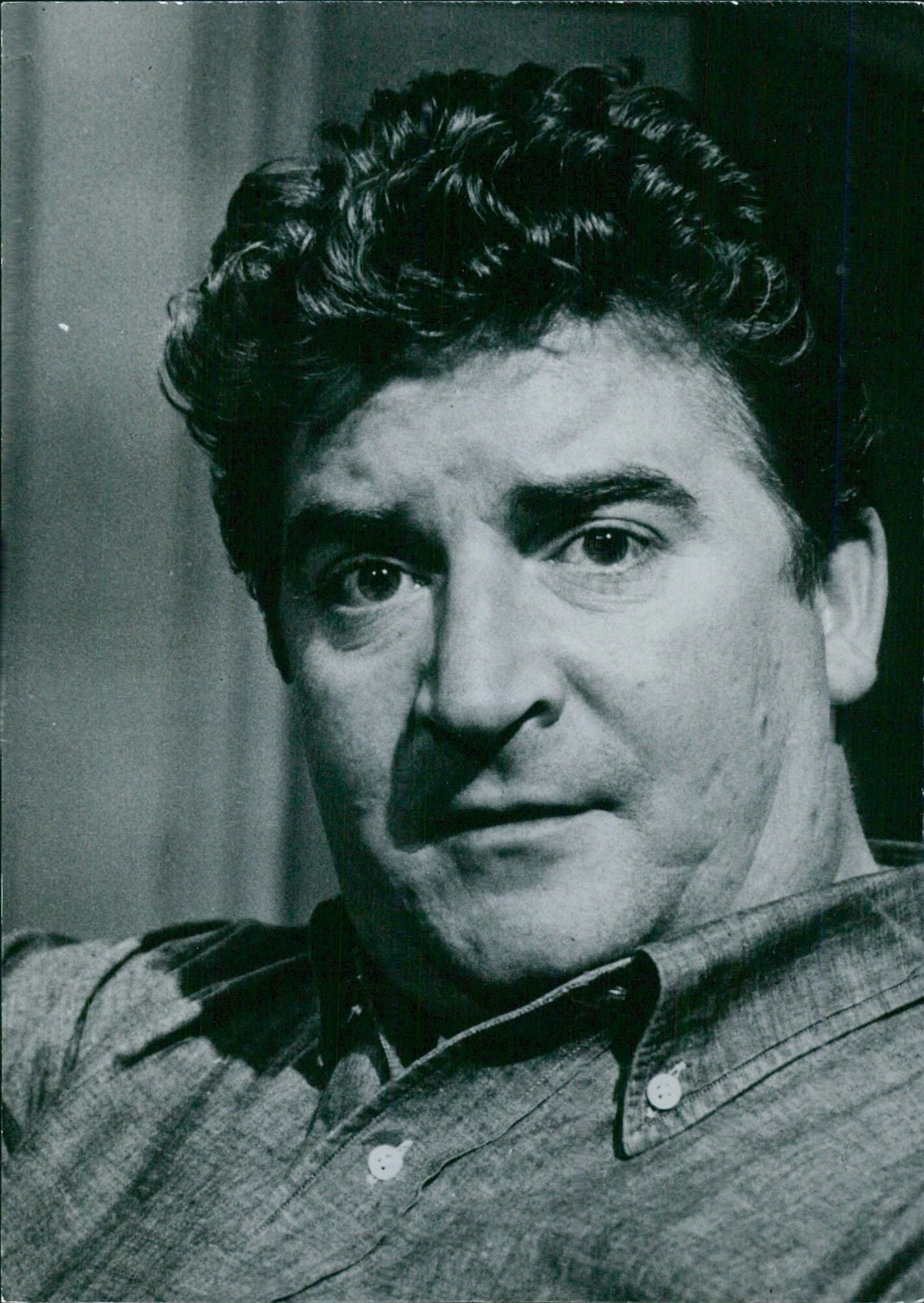 British actor Peter Adamson, known for his role as Len Fairclough in t