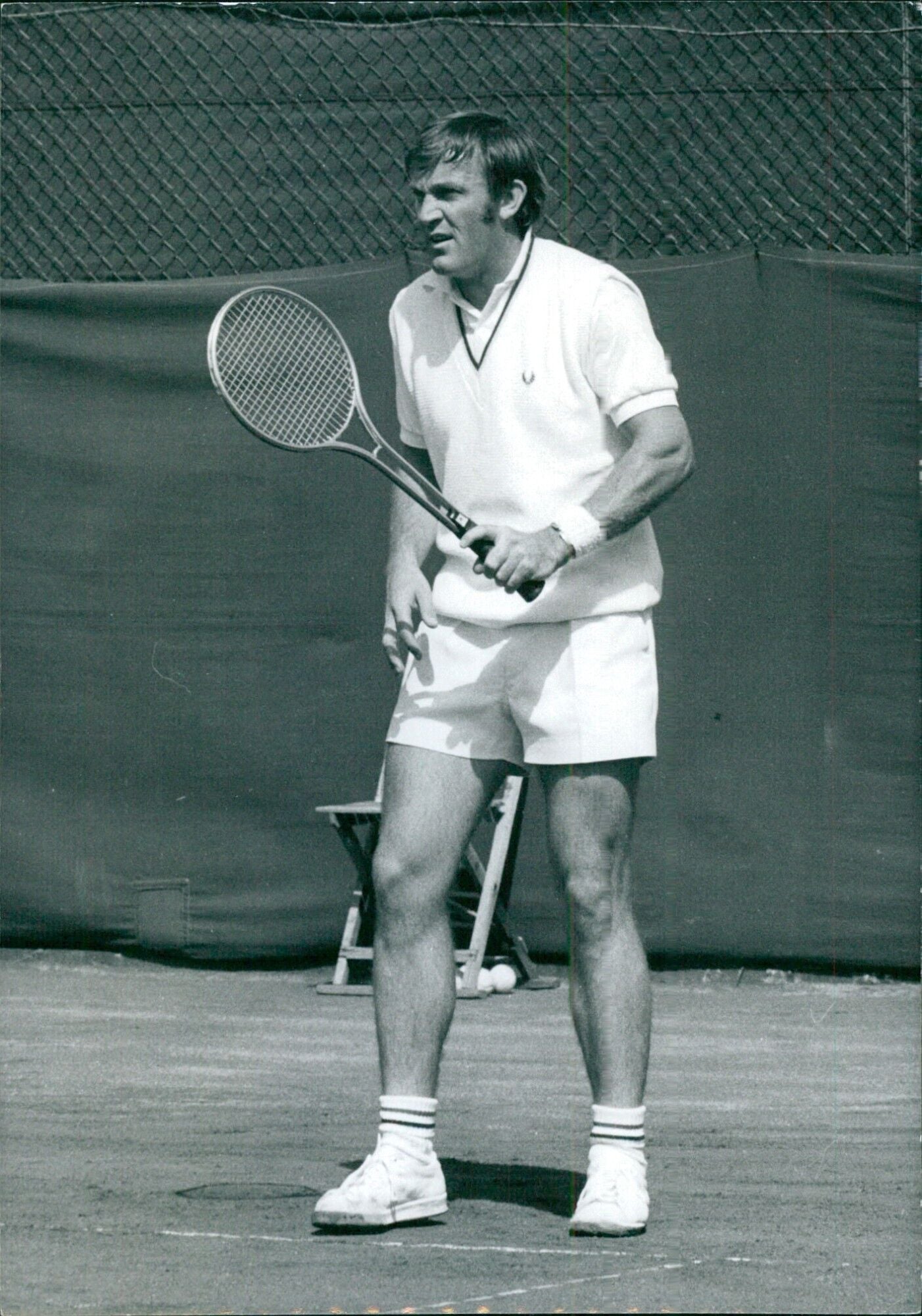 Australian tennis player Tony Roche - Vintage Photograph