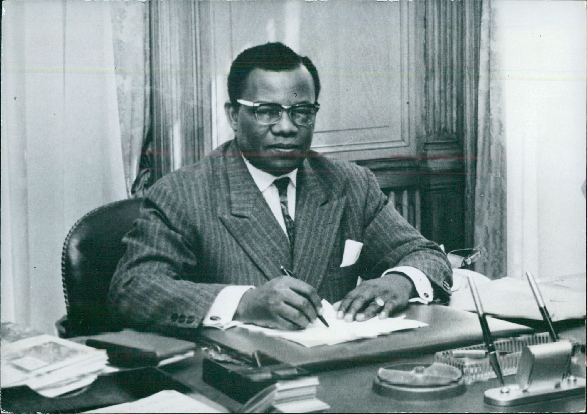 Ghanaian Diplomatiste Dr. Jonathan Emmanuel Bossman - Vintage Photogra