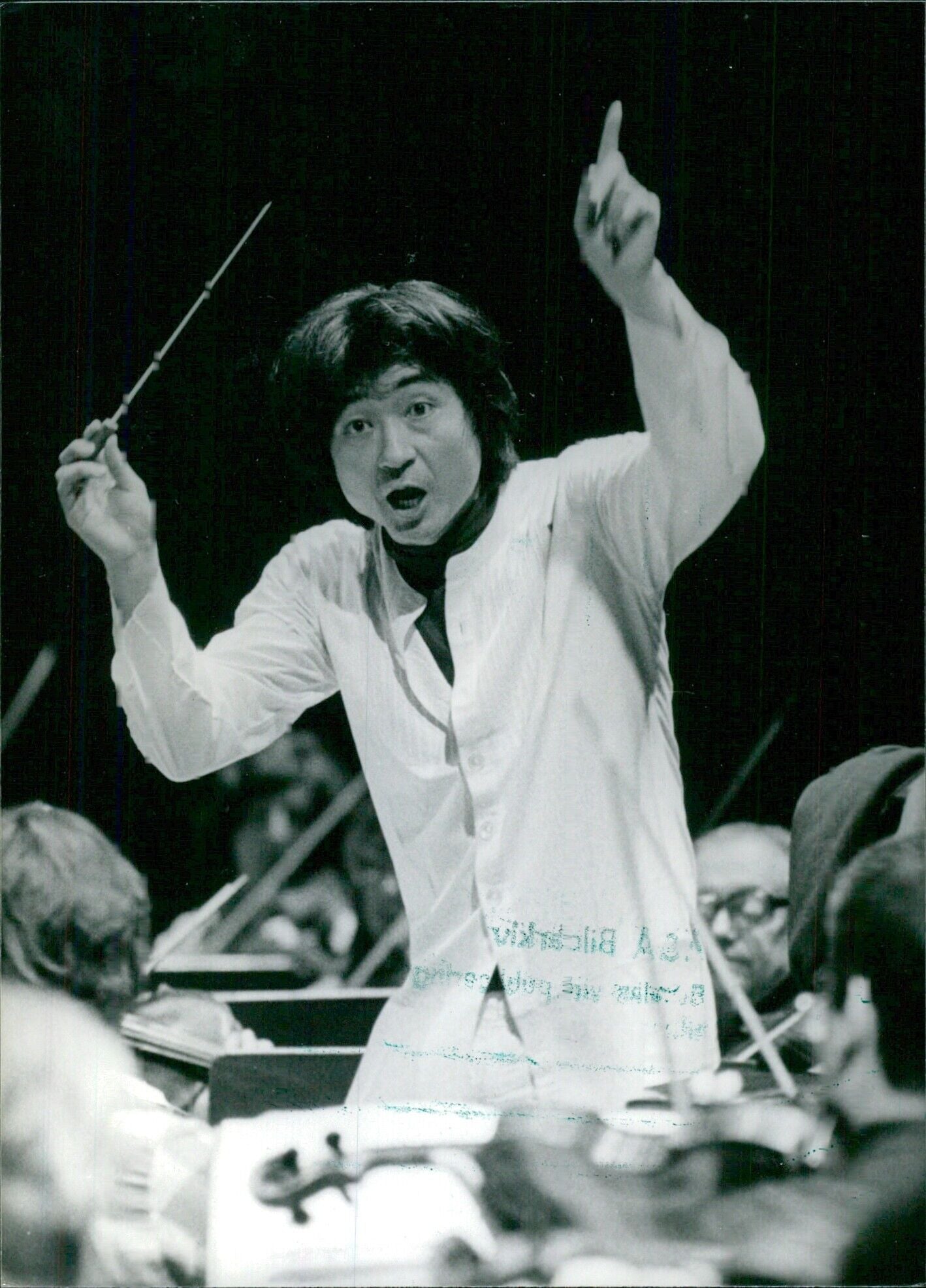 Among the 34 Japanese Conductors - Vintage Photograph