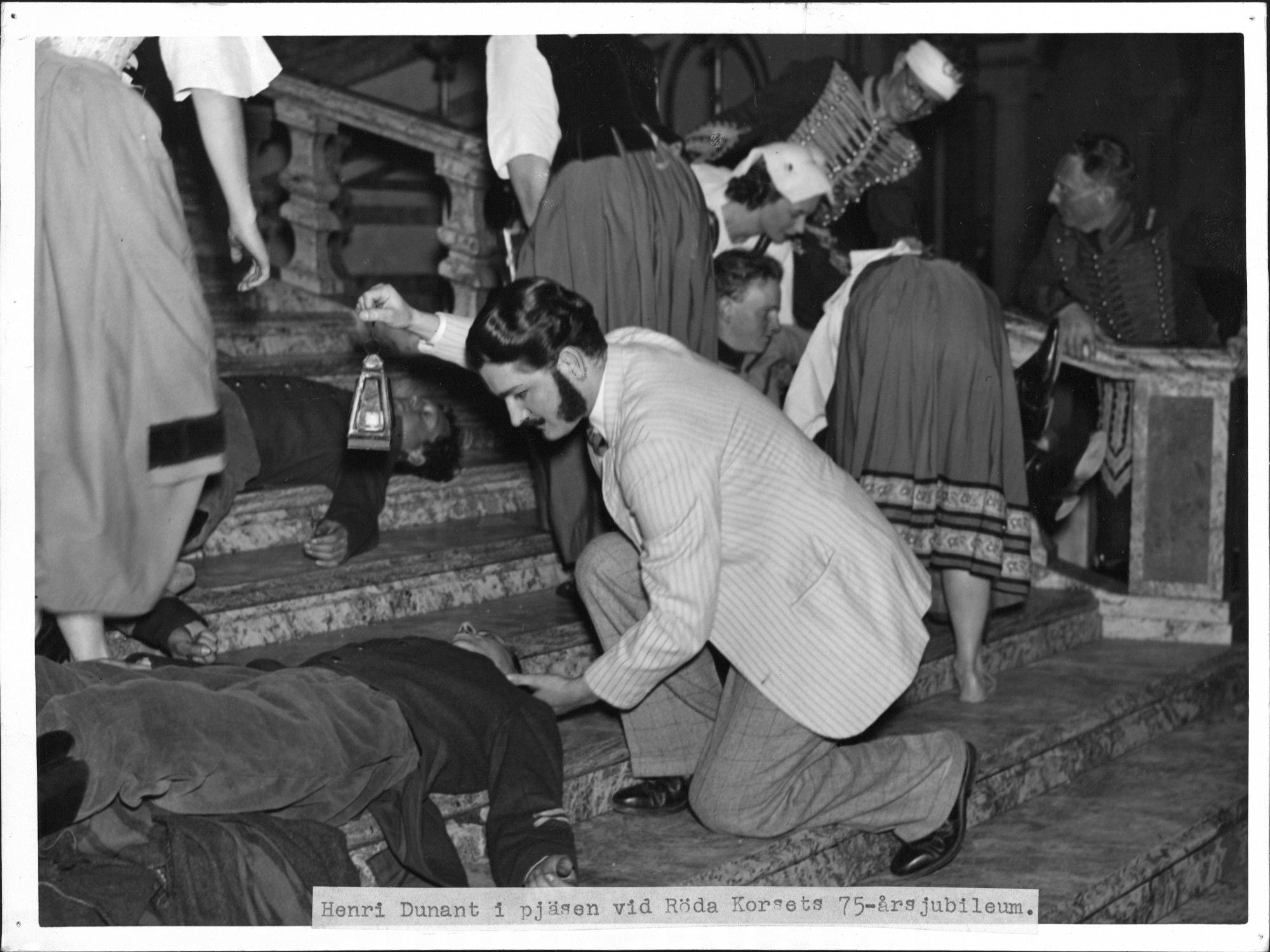 Henri Durant after the Battle of Solferino, a play that takes place at