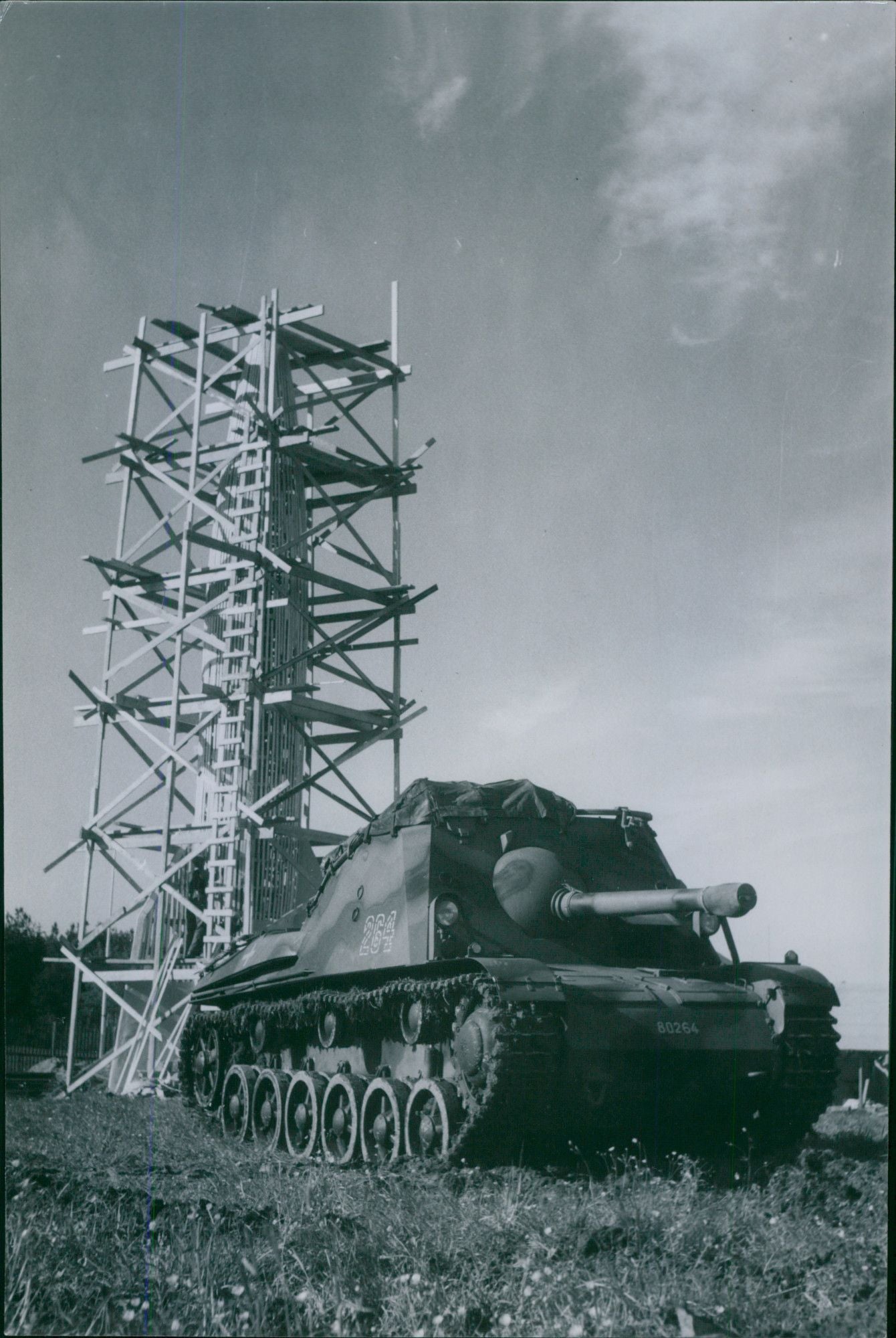 Defence Exhibition in GÃ¤vle-Expo. Newest armor weapon, tank destroyer