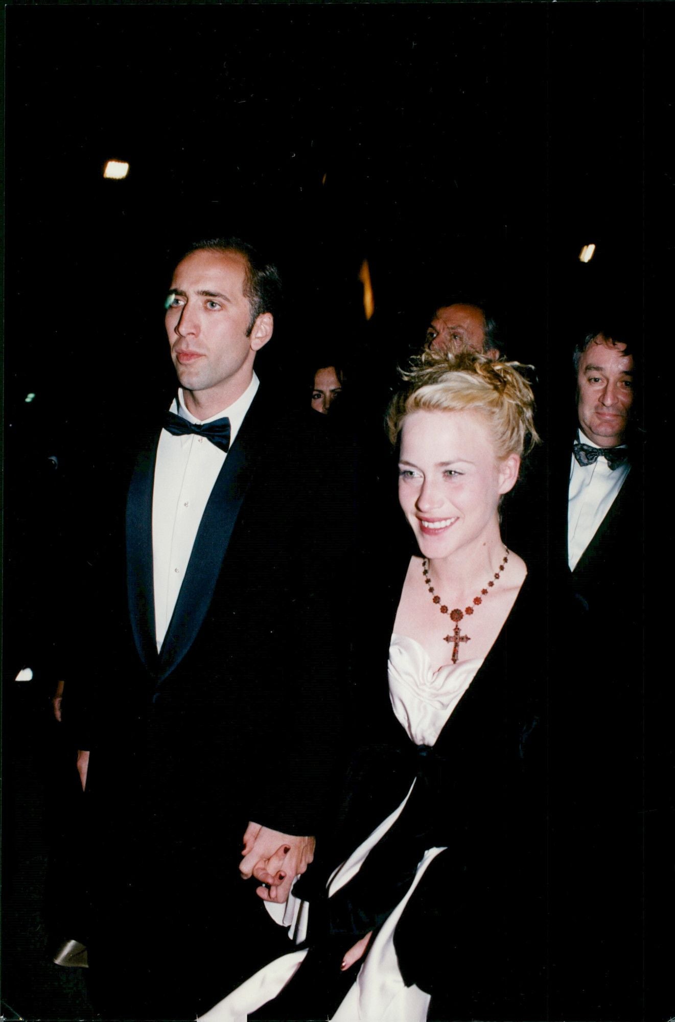 Patricia Arquette and her husband Nicolas Cage - Vintage Photograph