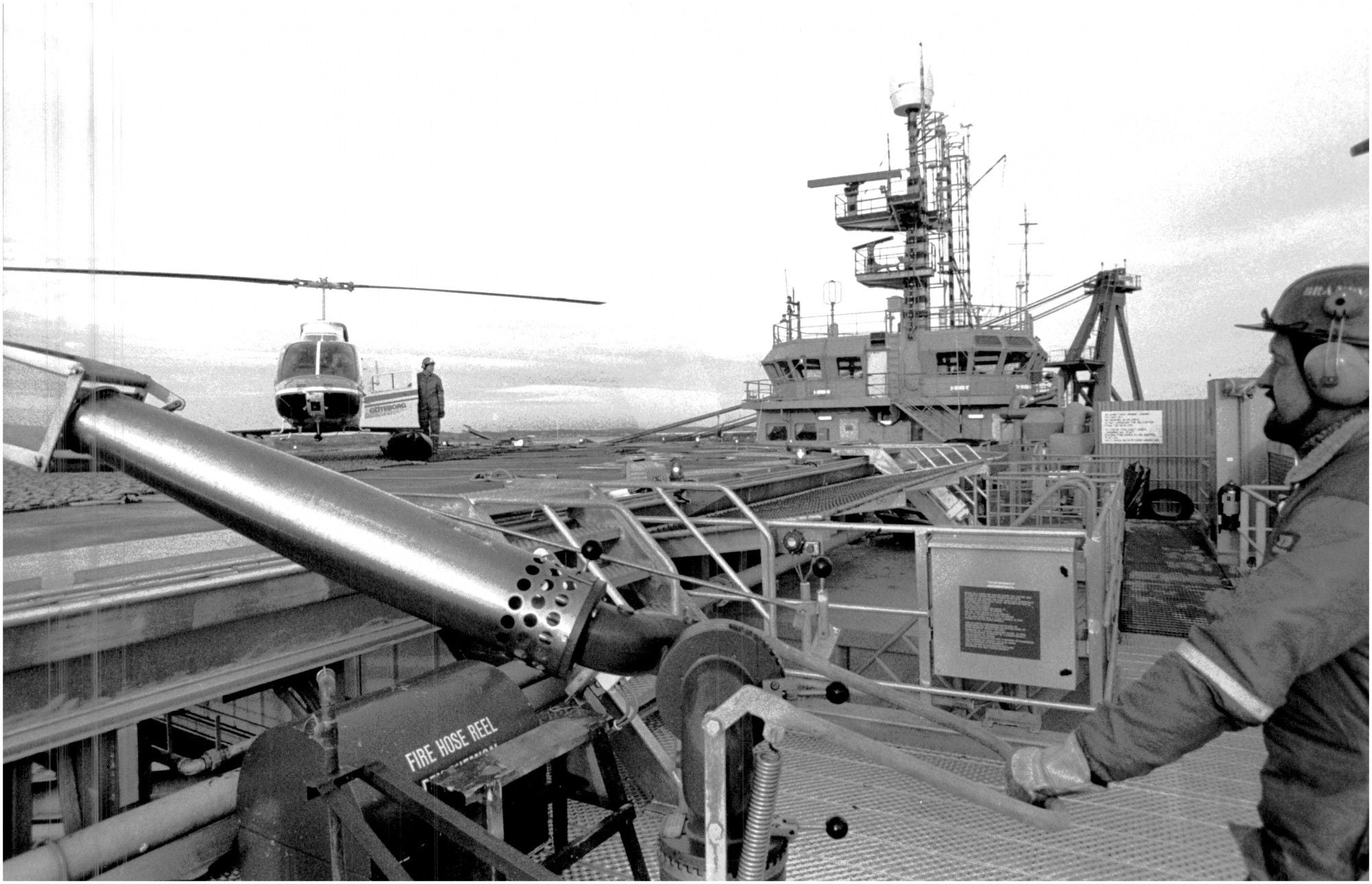 The company Consafe's built platform Safe Regalia - Vintage Photograph