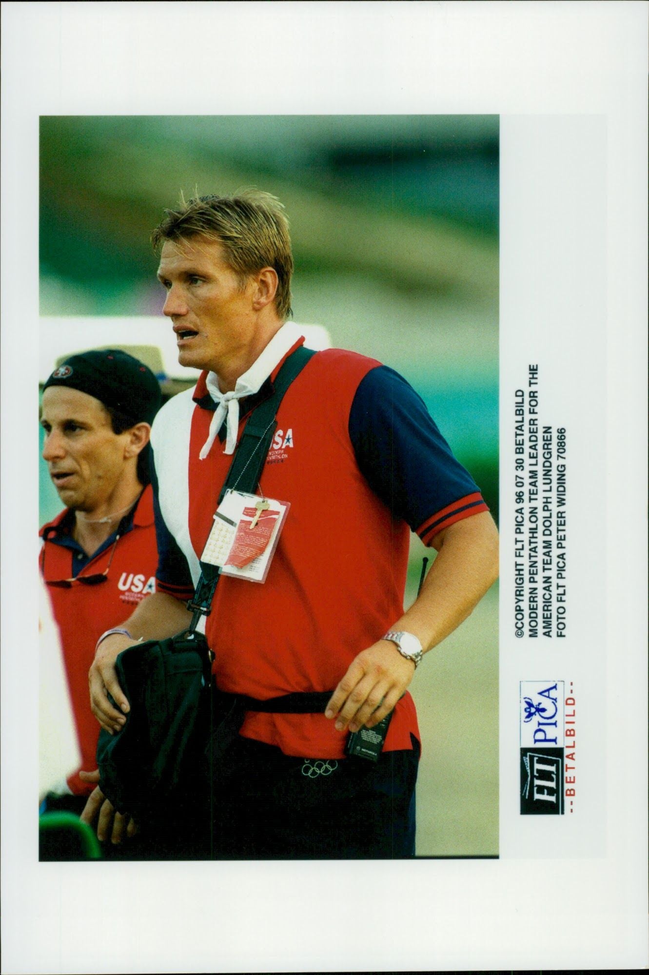 Dolph Lundgren, leader of the American Modern Five Match Team during t