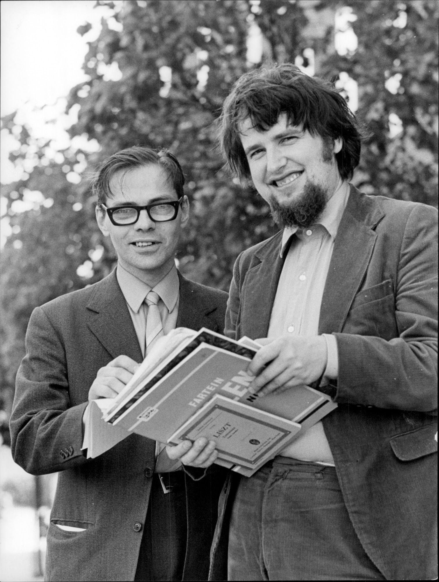 Bo Lignercrona and Carl-Axel Dominique - Vintage Photograph