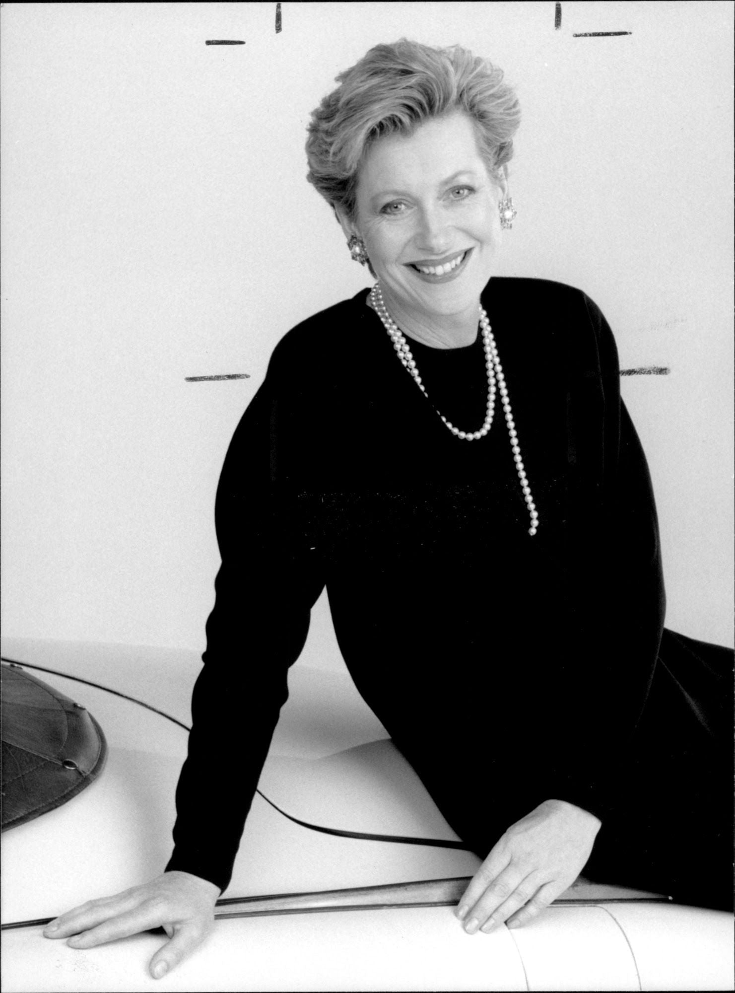 Jill Baker in the British TV series "Rides", 1993. - Vintage Photograp