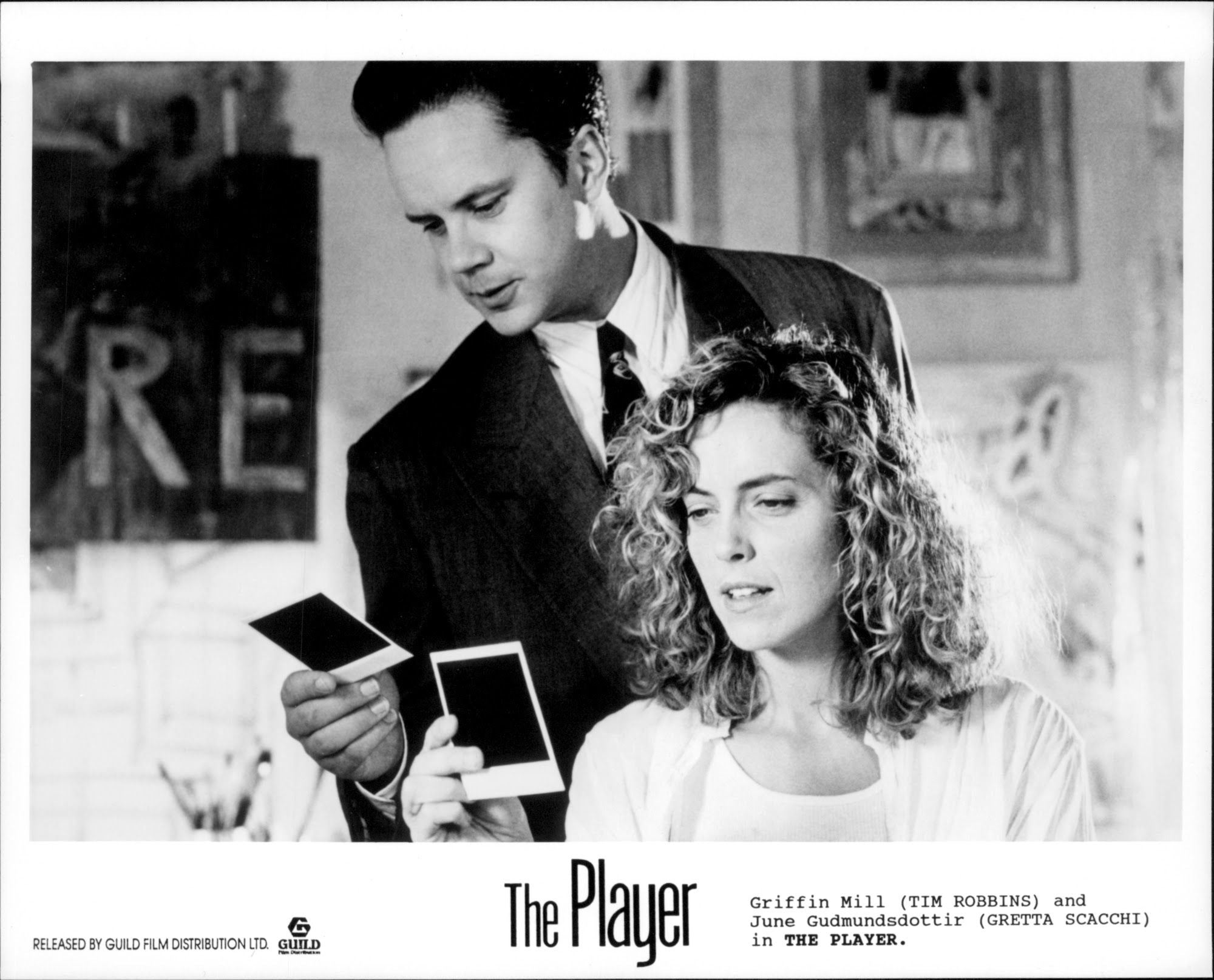 The cast of the film The Player. - Vintage Photograph