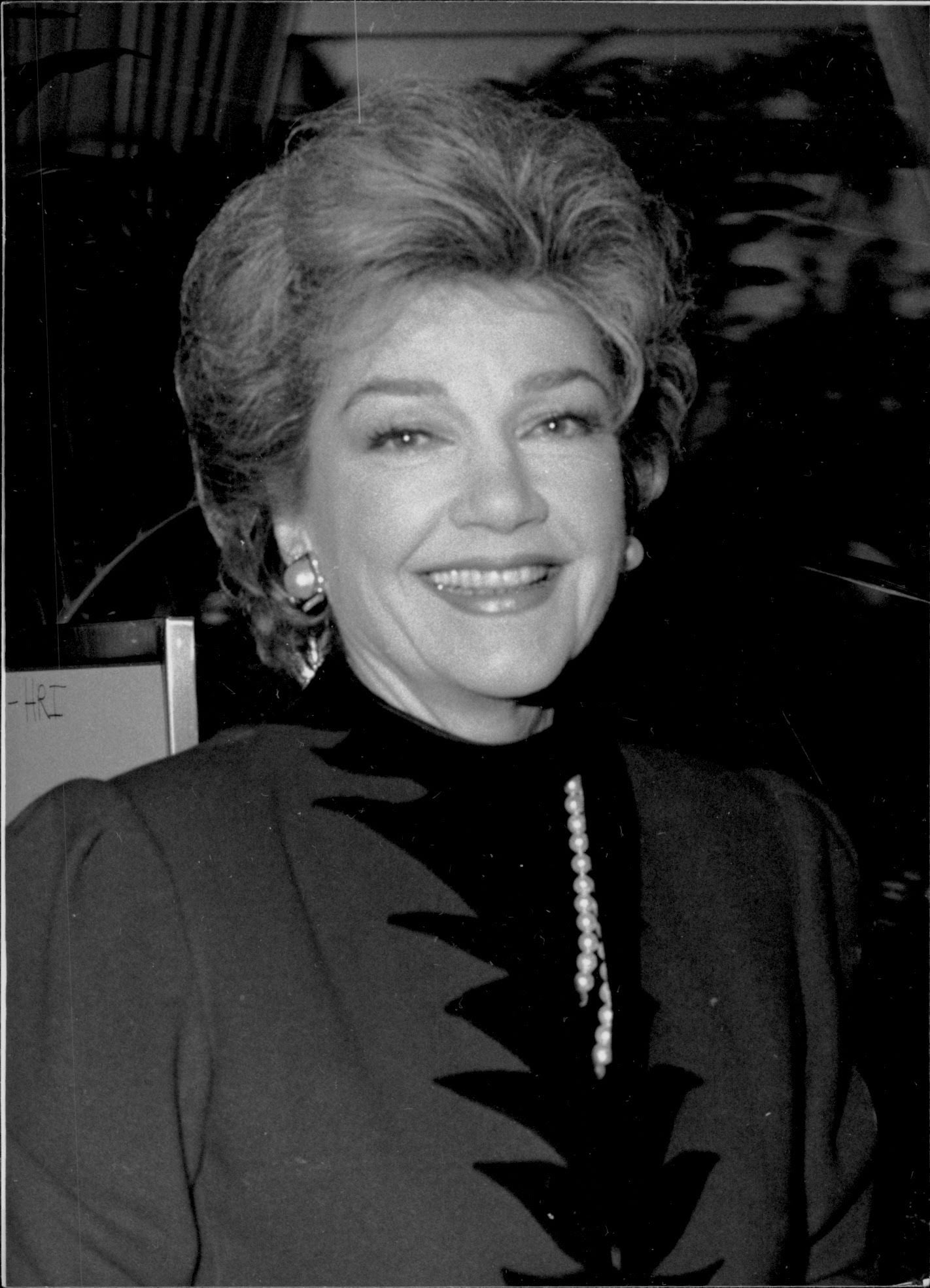 Portrait photography of Hollywood actress Anne Baxter. - Vintage Photo