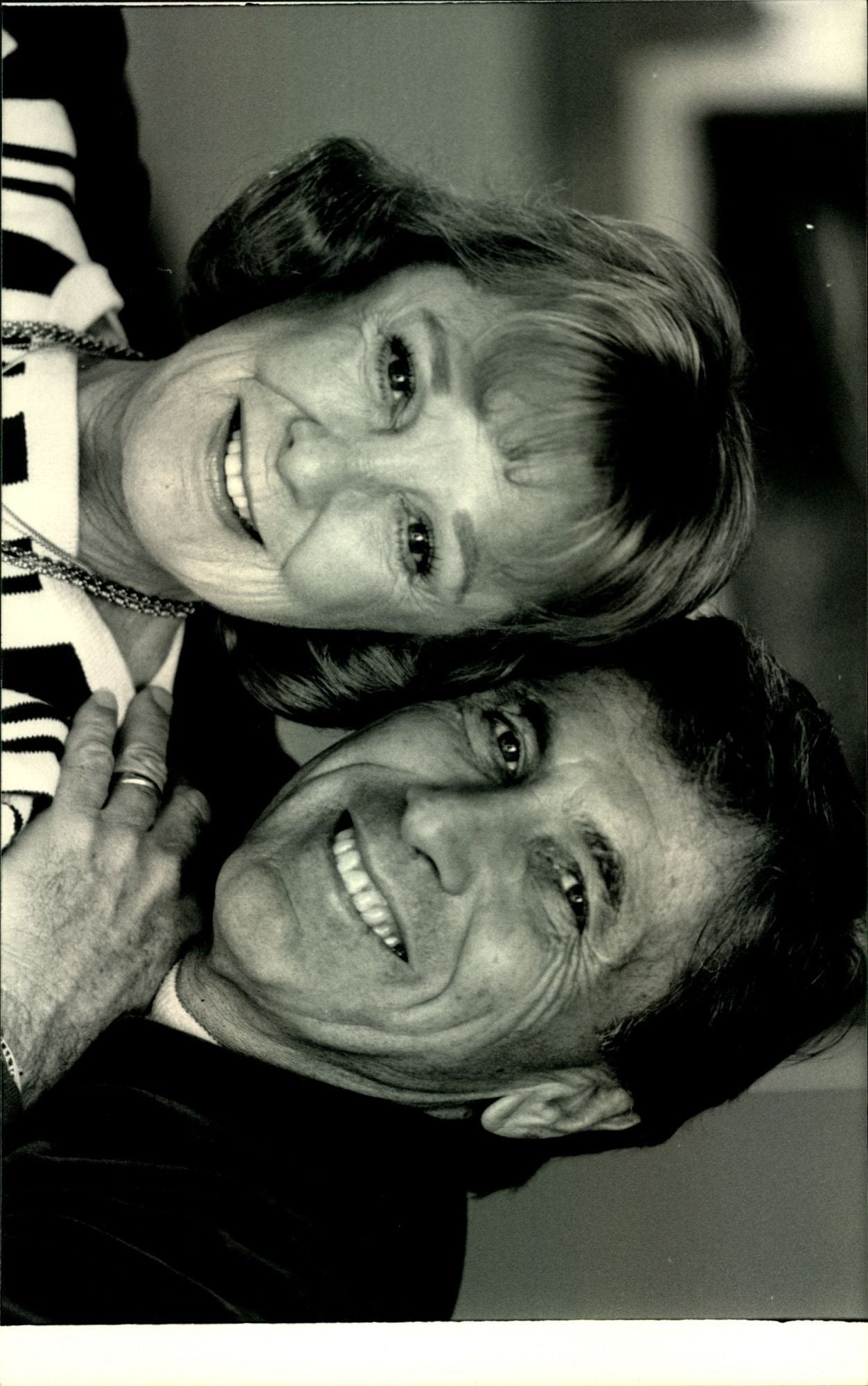 English actor June Allyson and husband David Ashrow. - Vintage Photogr