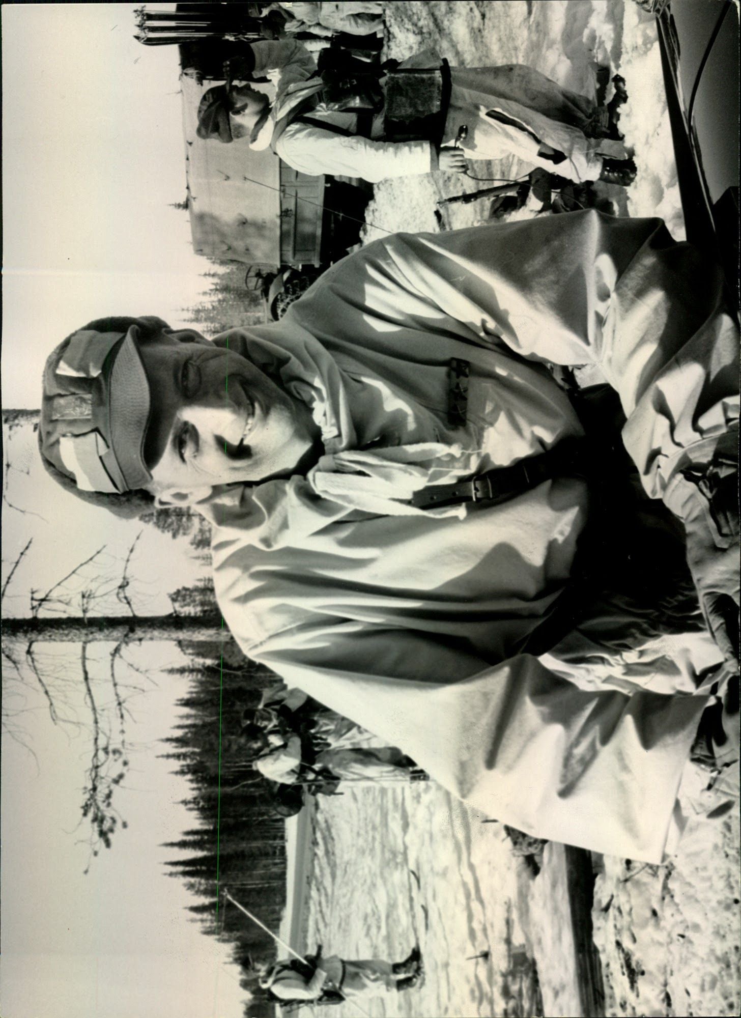 Major General Carl-Erik Almgren is here as the youngest colonel in Swe