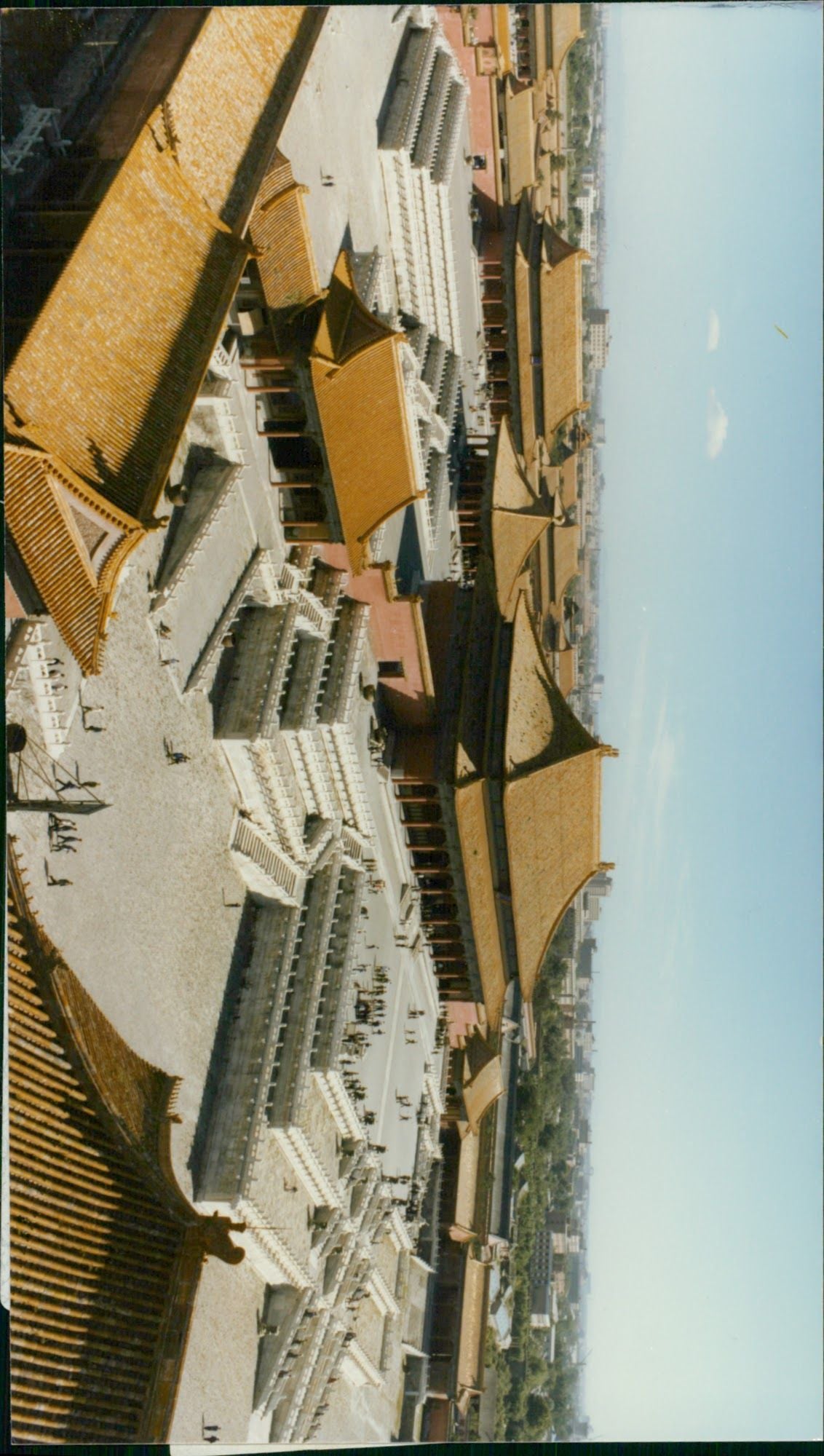 The three halls Highest Harmony Hall, Central Harmony Hall and Hall of