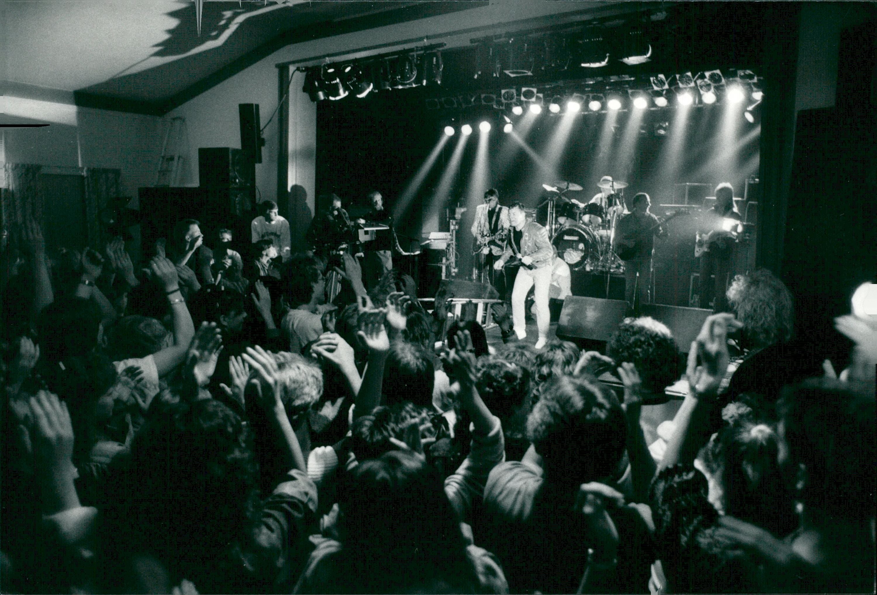 Singer Jerry Williams on stage - Vintage Photograph