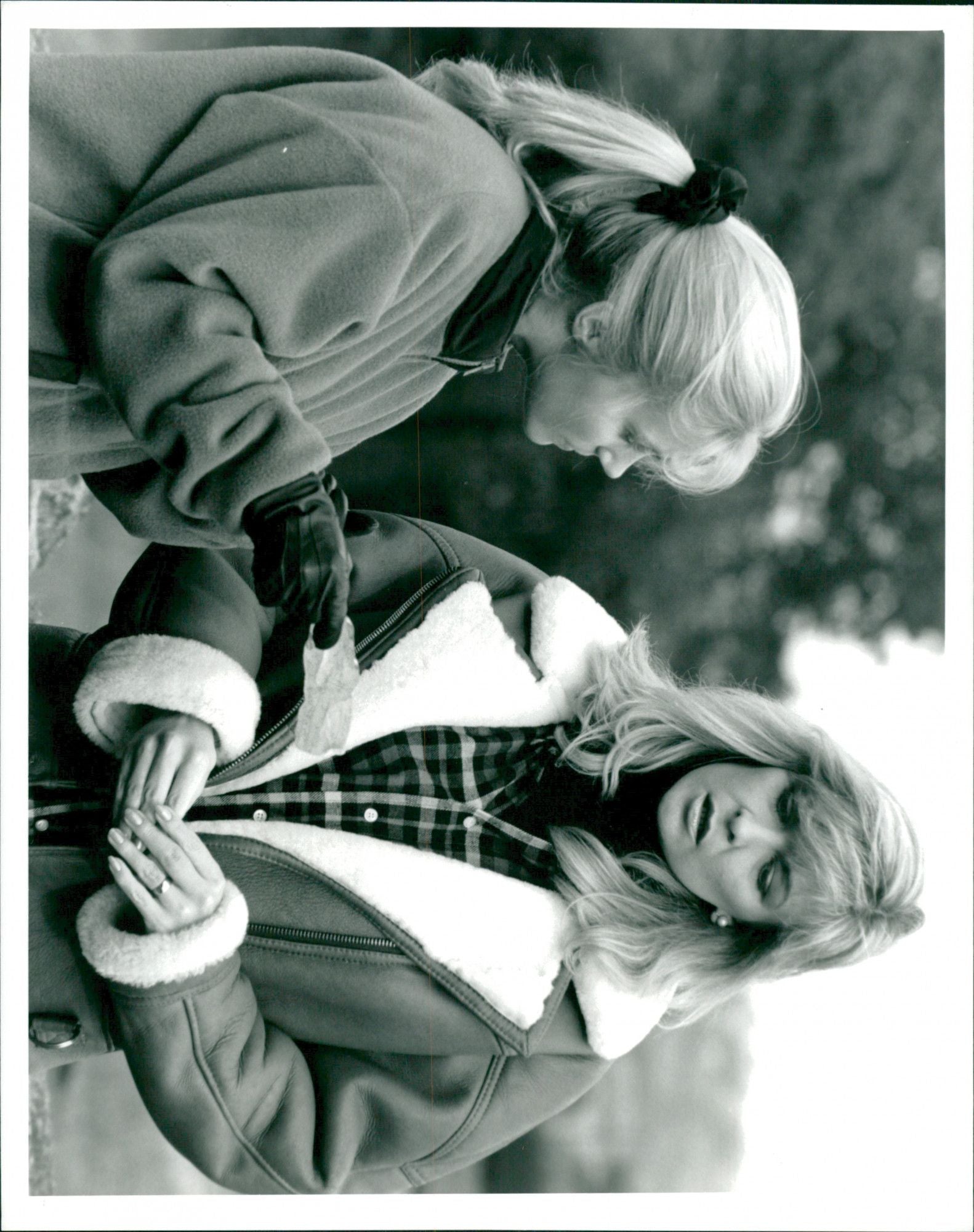 Malandra Burrows as Kathy with Claire King as Kim in TV series 'Emmerd