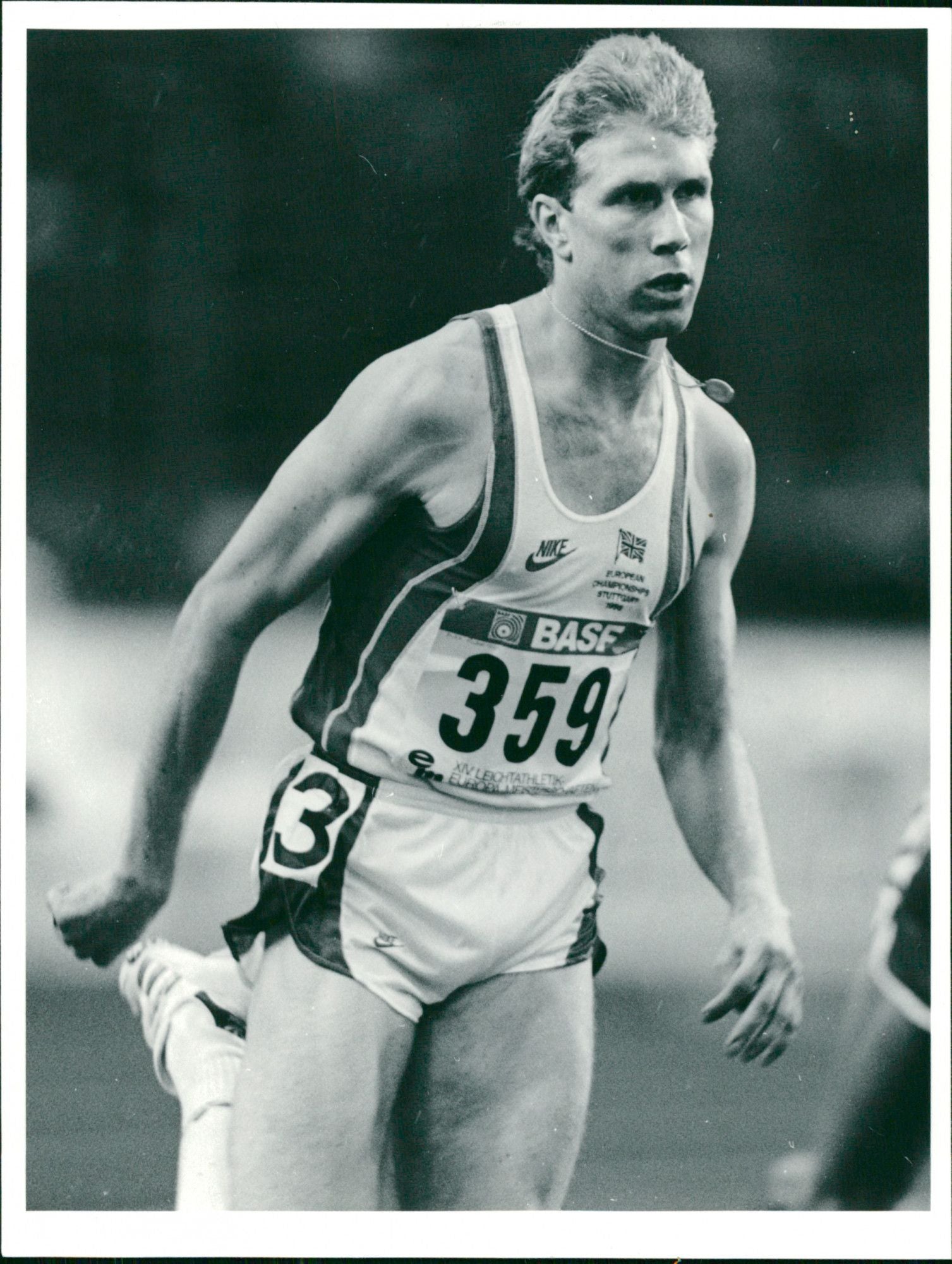 Max Robertson, 400M Hurdles - Vintage Photograph